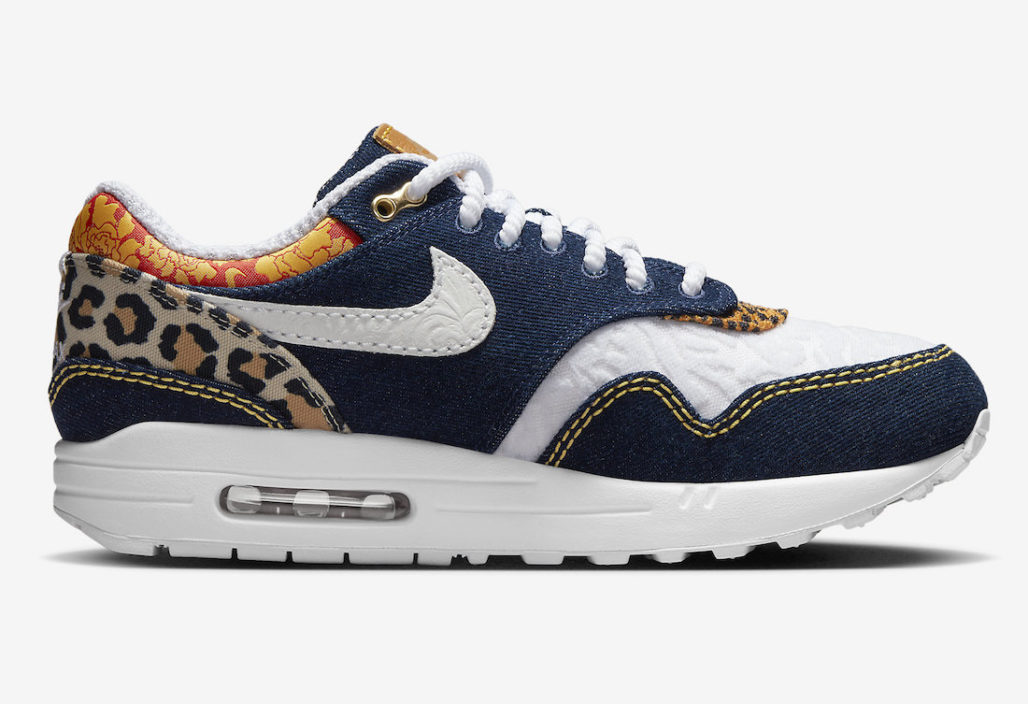 Nike Air Max 1 Premium "Denim Leopard" - Дата релиза, фото, где купить