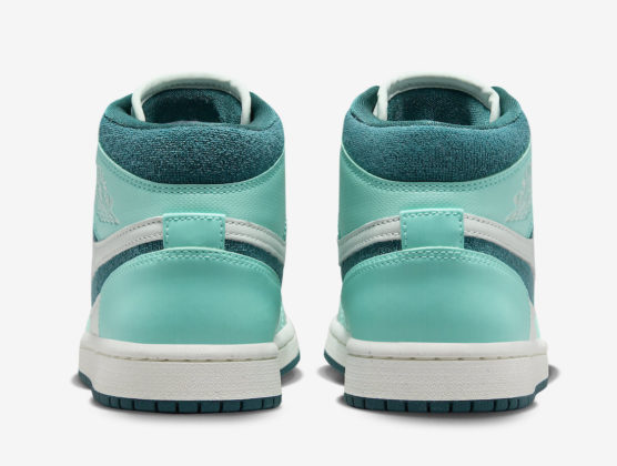 Air Jordan 1 Mid «Bleached Turquoise» - Дата релиза, фото, где купить