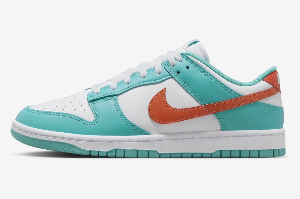Nike Dunk Low «Miami Dolphins» - Дата релиза, фото, где купить