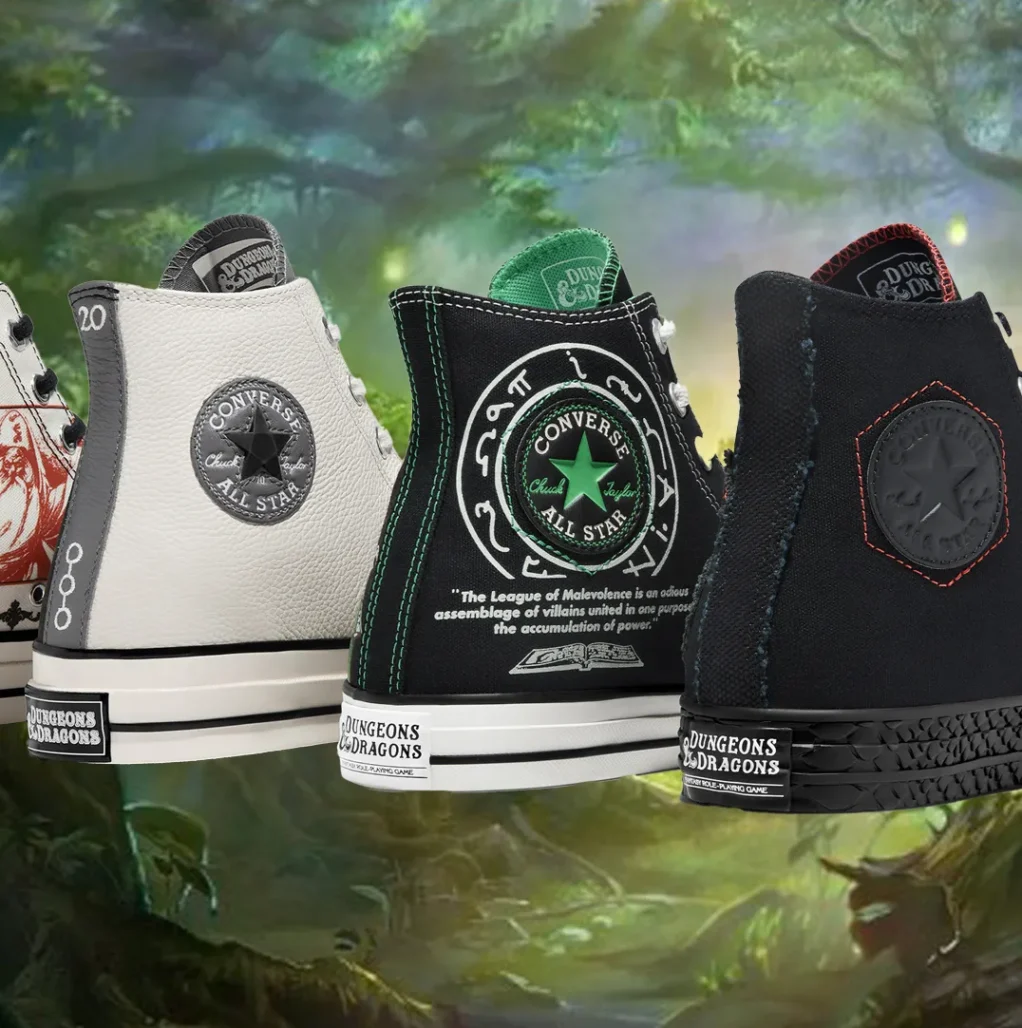 Dungeons & Dragons x Converse - Дата релиза, фото, где купить