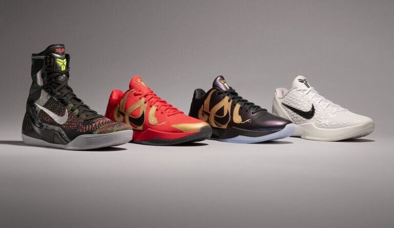 Nike представили коллекцию кроссовок Коби Брайанта «Year of the Mamba»