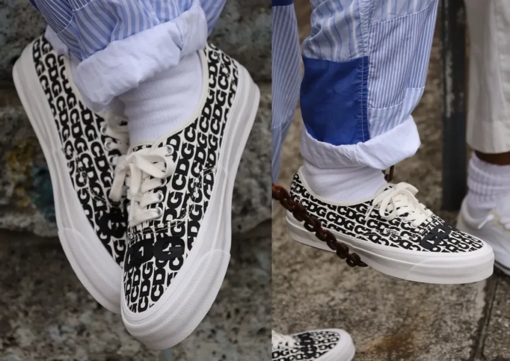 Comme des Garçons перевыпустили Vans Authentic «CDG Print»