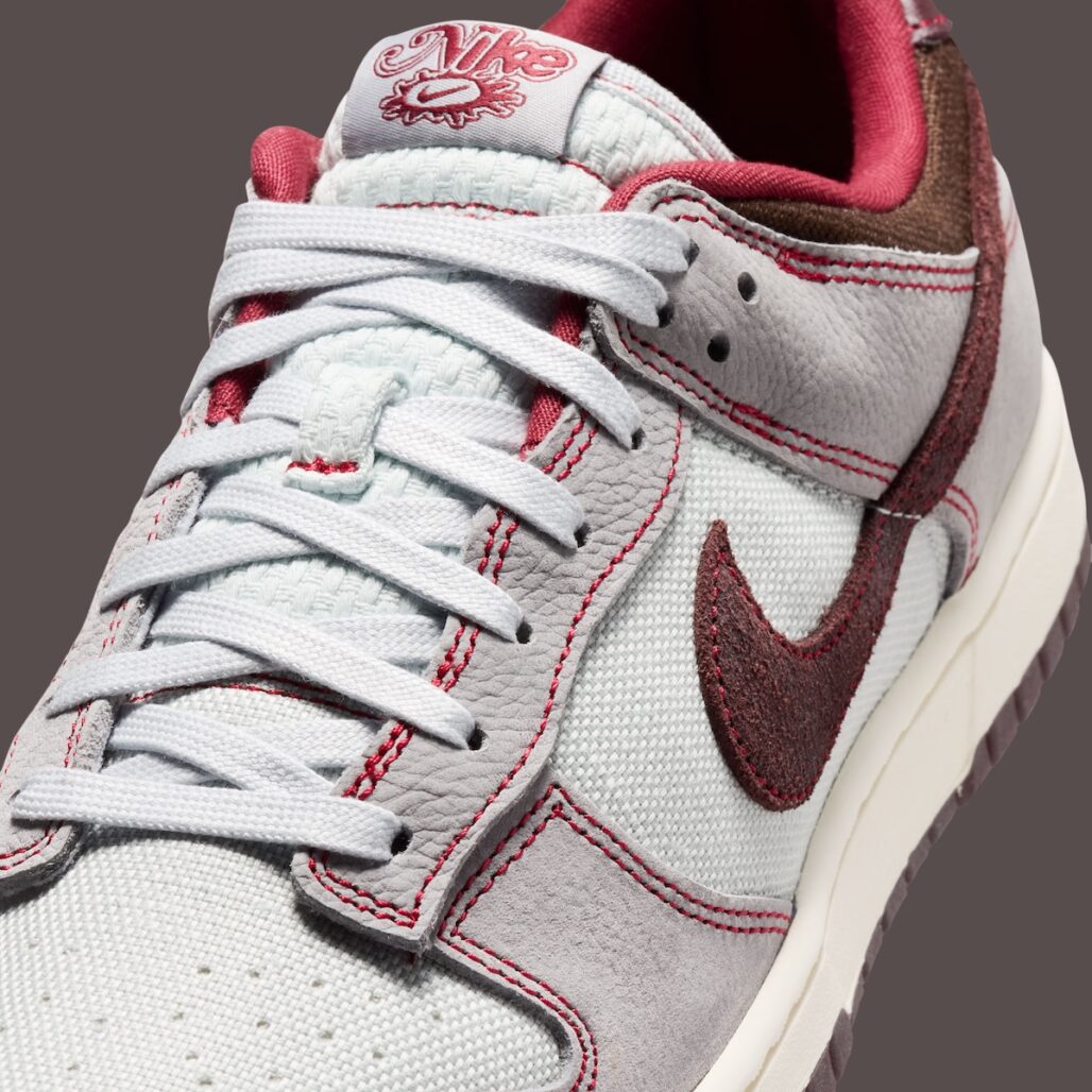 Nike Dunk Low Canvas «Pure Platinum/Burgundy Crush» получат винтажный ...